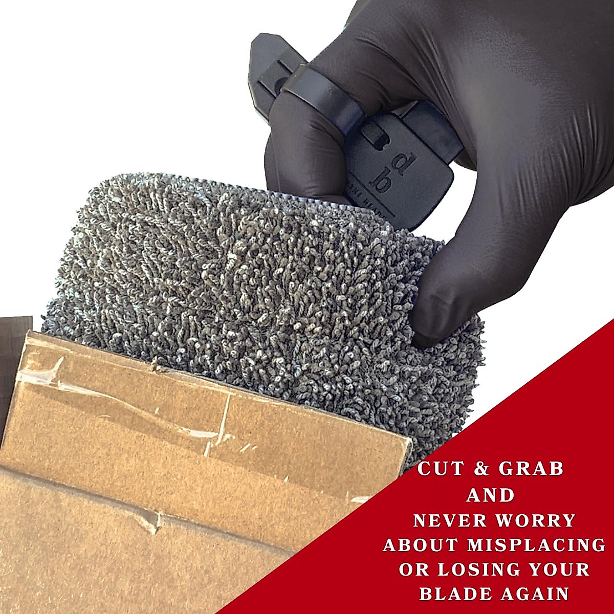 The Dani Blade, Box Cutter | Patented Hand Mounted Self-Retracting Utility Knife| Inhanced Design For Safety & Control, Easy To Use, Perfect For Every Cutting Job.