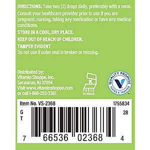 The Vitamin Shoppe Oil of Oregano 21MG, Liquid Herbal Supplement That Supports a Healthy Immune System, Standardized to 70% Carvacrol (1 Fluid Ounces Liquid)