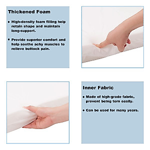 FUNHOME Outdoor Bench Cushion Water-Repellent, 48 x 18 Inch Bench Cushions for Outdoor Furniture, Settee Cushions with Handle and Straps, Patio Couch Cushion 1 Pack, Green Medal