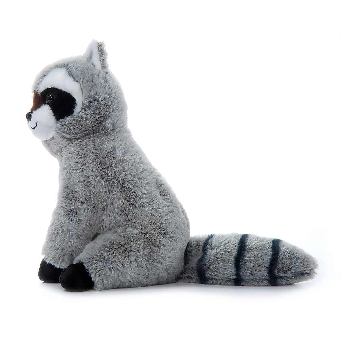 The Petting Zoo Raccoon Stuffed Animal Plushie, Gifts for Kids, Wild Onez Wildlife Zoo Animals, Raccoon Plush Toy 12 inches