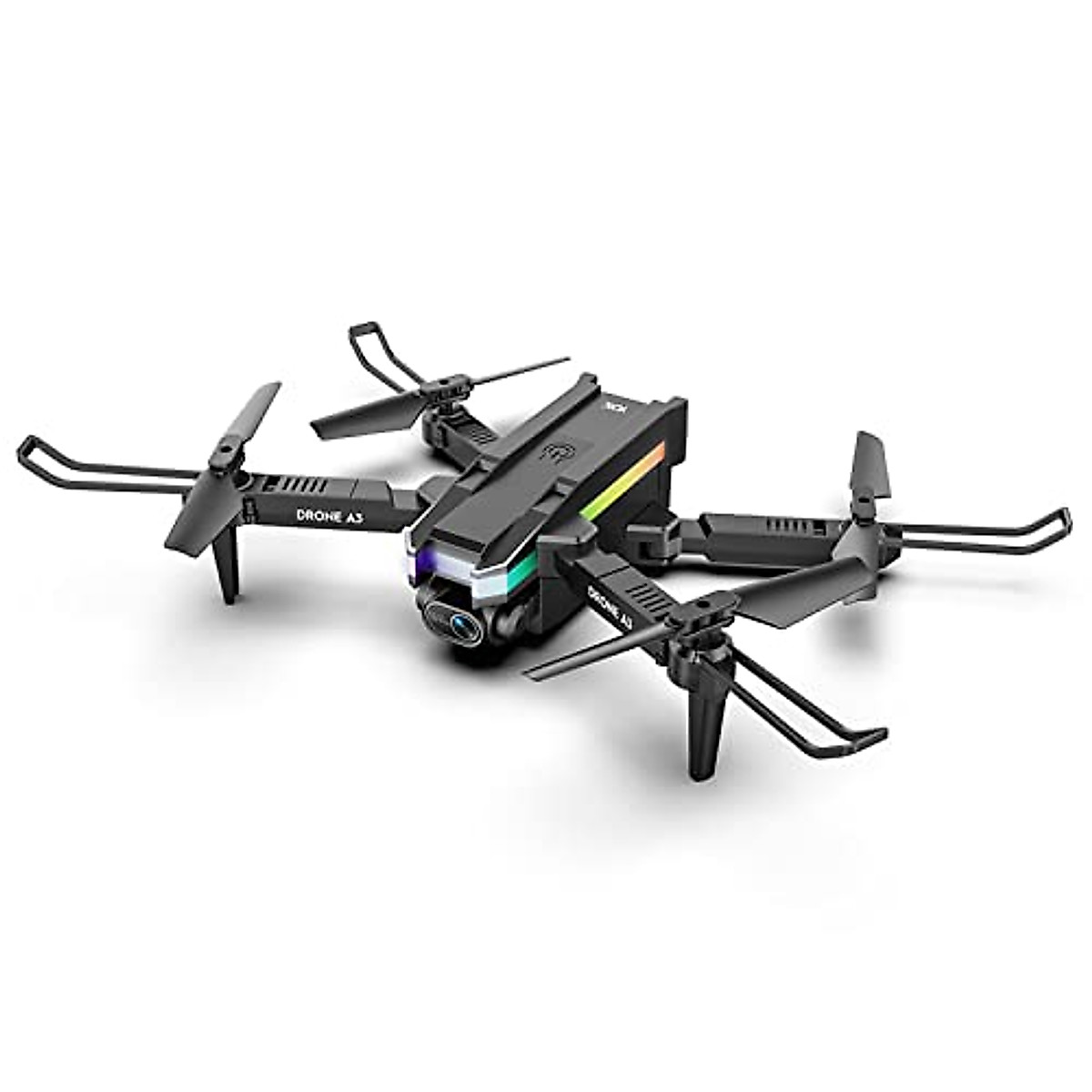 Mini Foldable Drone with Dual Fpv Camera 4k HD Remote Control Toys Gifts for Boys Girls with Altitude Hold Headless Mode One Key Start Drone