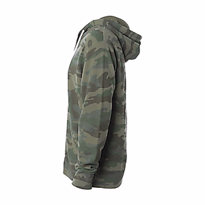 Independent Trading Co. - Lightweight Full-Zip Hooded Sweatshirt - AFX90UNZ - M - Forest Camo