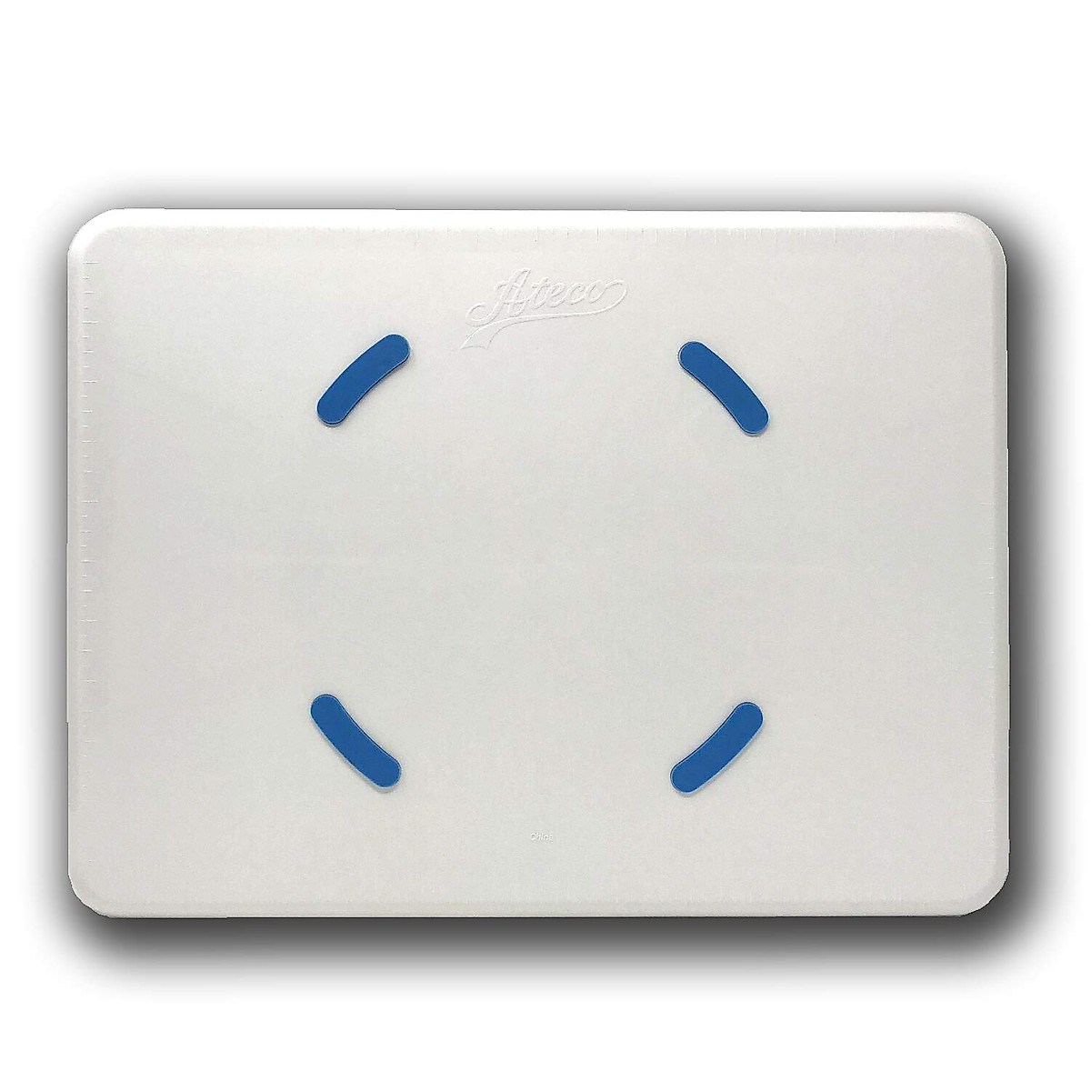 Ateco Reversible 2-Sided Revolving Cake Decorating Stand, Plastic Turntables and Base, 12 by 16-Inch and 12-Inch Diameter, White