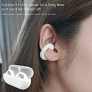 MBETA Earrings Clip-on Real Wireless Sports Bluetooth Headphone Gas Conduction Non in-Ear
