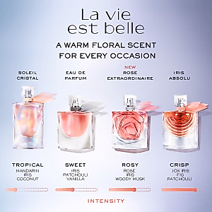 Lancôme La Vie Est Belle Eau de Parfum - Long Lasting Fragrance with Notes of Iris, Earthy Patchouli, Warm Vanilla & Spun Sugar - Floral & Sweet Women's Perfume, 1 Fl Oz