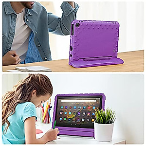 Merocab Kids Case for Fire HD 10 and Fire HD 10 Plus Tablet 11th Generation 2021 Release,Lightweight Shockproof Kid-Proof Cover with Stand for Kindle Fire HD 10 2021 11th 33