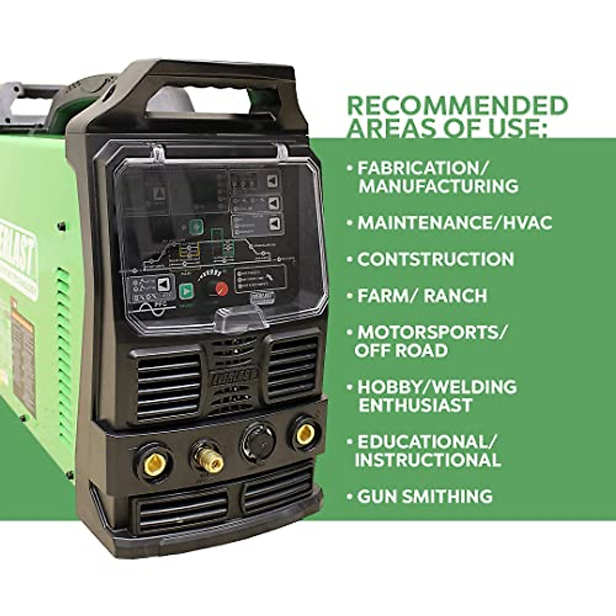 2022 Everlast PowerTIG 210EXT 210amp Ac Dc Tig Stick Advance Pulse Welder 110/220 Volt Inverter-based IGBT Technology