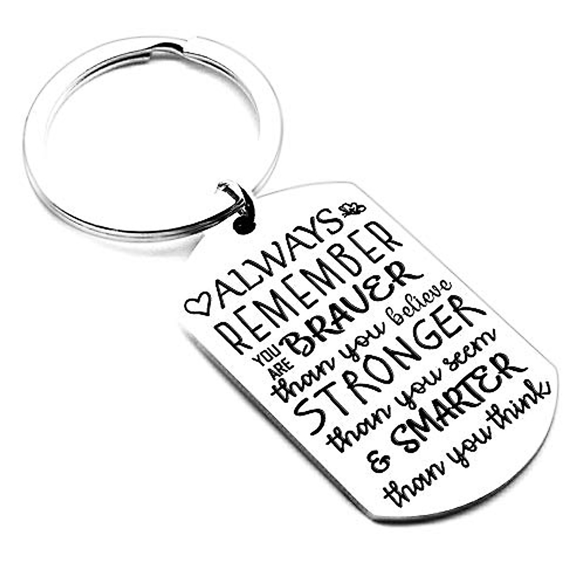 Mens Stocking Stuffers for Men Under 10 Dollars Inspirational Keychain Teenage Boys Gifts Ideas Key Chains For Teenagers Boy Keychains For Teen Girls Stocking Stuffers Graduation