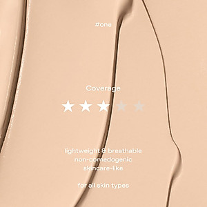 glow breathable blemish balm #one : Cruelty-Free & Artificial Fragrance-Free, Essential Oil-Free, Gluten-Free, lightweight & hydrating bb cream that feels like skincare, 1 Fl Oz