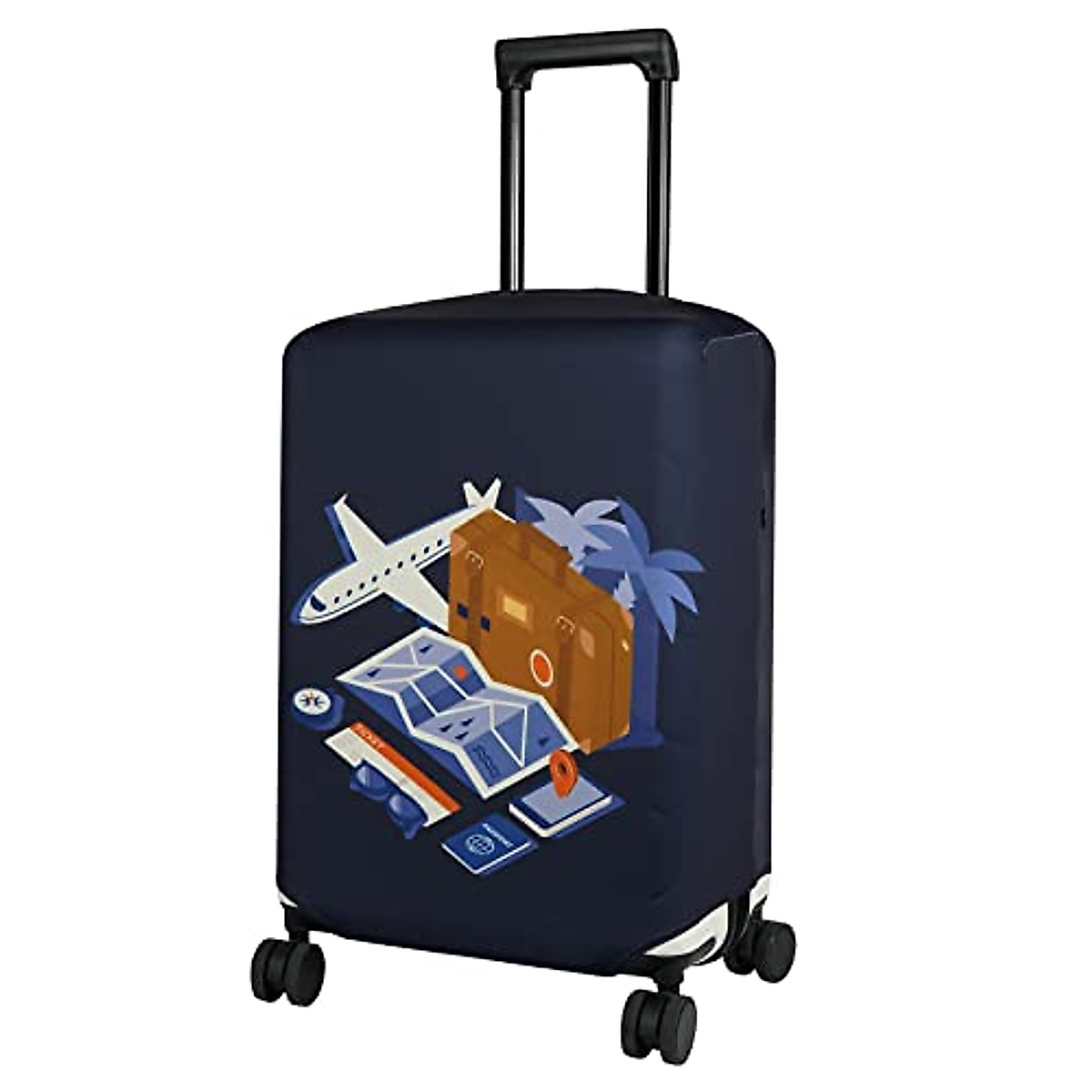 MININOVA Travel Luggage Cover Suitcase Protector Fits 27-30 Inch Luggage, Journey L, MVLC0103