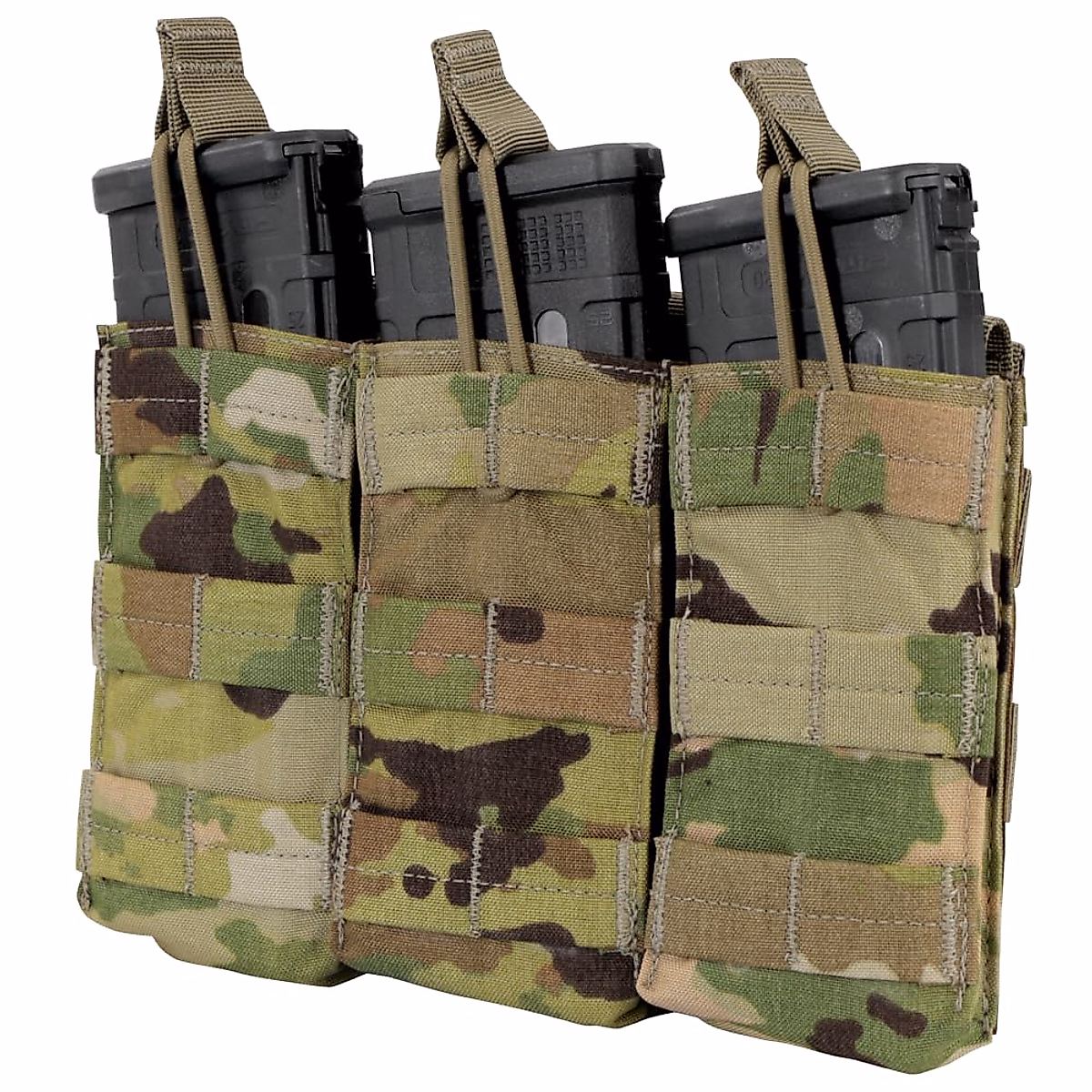 Condor Elite MA27-800 Triple M4/M16 Open Top Mag Pouch Scorpion