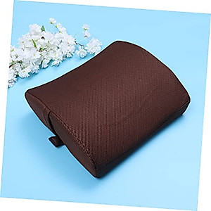 Lumbar Pillow for Car Back Support Pillow Back Cushion Car Lumbar Back Pillow Waist Protection Cushion Car Cushion Slow Pillow Support Pad Lumbar Support Sponge Office Black/1301 ( Color : Coffee , Si