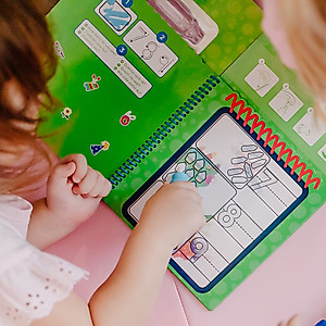 Melissa & Doug Blue’s Clues & You! Water Wow! 3-Pack – Alphabet, Counting, Shapes Water Reveal Travel Activity Pads