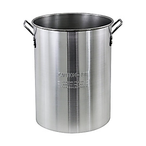 Chard ASP30, Aluminum Perforated Safety Hanger, 30 Quart Stock Pot and Strainer Basket, 1, Stainless Steel
