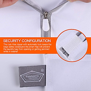 Kimmama Durable Fine Mesh Laundry Bags for Delicates,Small Size Lingerie Bags for Washing Delicates,Socks,Mask,10 x 12 Inches