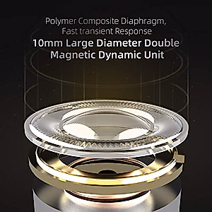 KZ ZST X HiFi Earphone 1BA+1DD Dynamic Driver in-Ear Sports DJ Headphone Noise Cancelling Headset with Upgraded Cable (with Mic, Cyan)