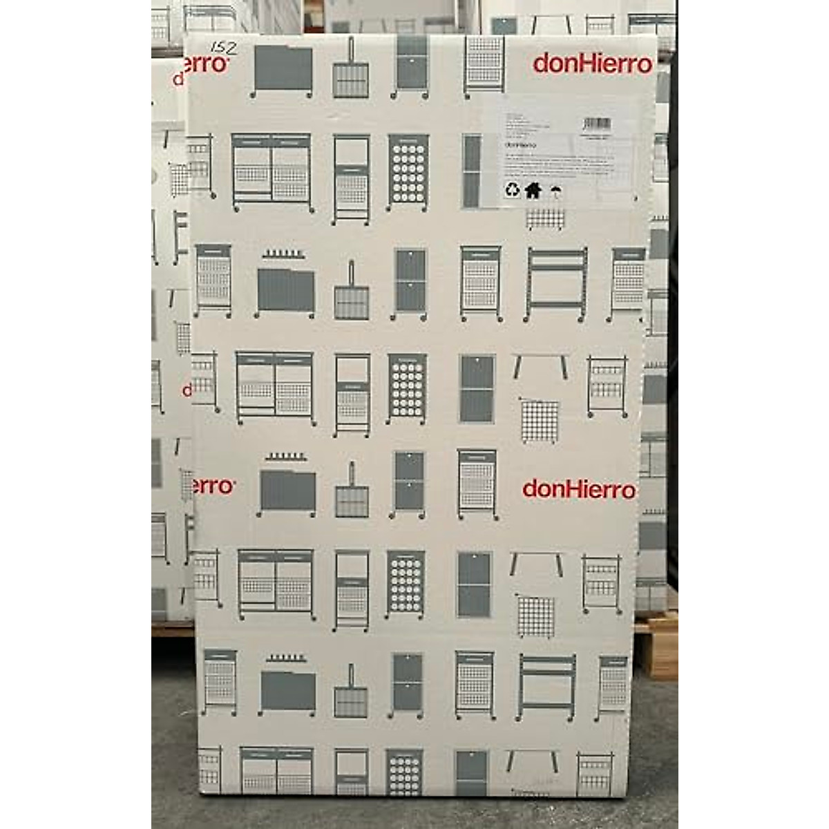 DON HIERRO - Cubek | Trash Can with Recycling Bin Combo | 20 Gallon Trash Bin | Multi Composting Bin Indoor Compost | Modern Trash Can for Home, Kitchen, Office Color Coded Bins Made in Spain