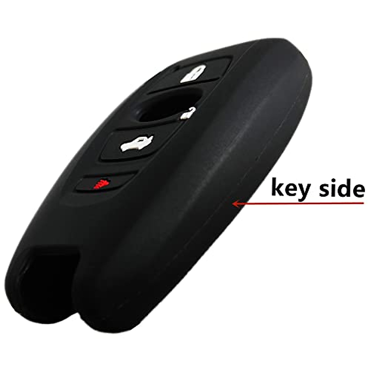 Silicone rubber Smart Key Fob Covers Case Protector Keyless Remote Holder for Subaru Forester Sti Outback XV Crosstrek Impreza BRZ WRX