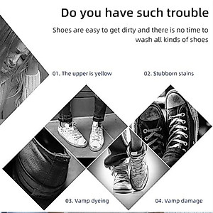 znvwki Mallify Shoe Cleaner, Mallify Cleaner, Mallify Shoe Cleaner, Mallify Multifunction Cleaning and Stain, Multipurpose Cleaning Cream -1pcs