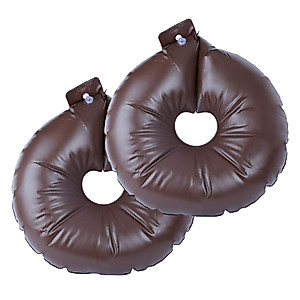 Finnhomy 2 Pack Tree Watering Ring Tree Watering Bag 15 Gallon, Extremely Sturdy PVC Planting Water Bag for Tree and Shrubs, Basic Water Saving Slow Release Root Water System for Tree Drip Irrigation