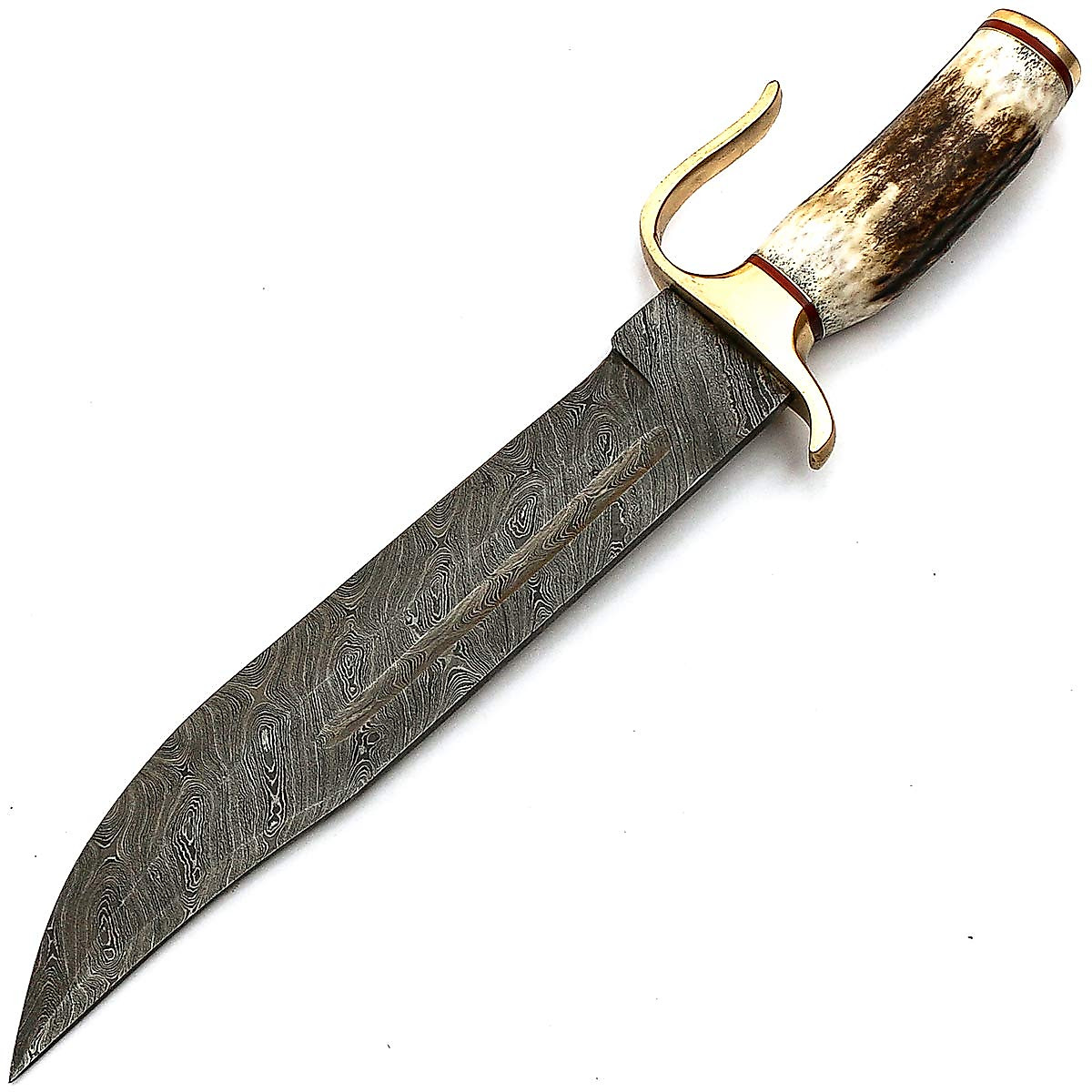 PAL 2000 KNIVES HUN-9192 Handmade Damascus Steel 15 Inches Hunting Knife With Sheath