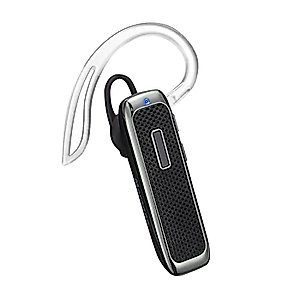 Marnana Bluetooth Headset, Wireless Bluetooth Earpiece with 18 Hours Playtime and Noise Cancelling Mic, Ultralight Earphone Hands-Free for iPhone iPad Tablet Samsung Android Cell Phone Call - Black