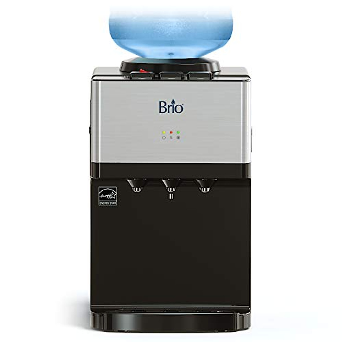 Brio Limited Edition Top Loading Countertop Water Cooler Dispenser with Hot Cold and Room Temperature Water