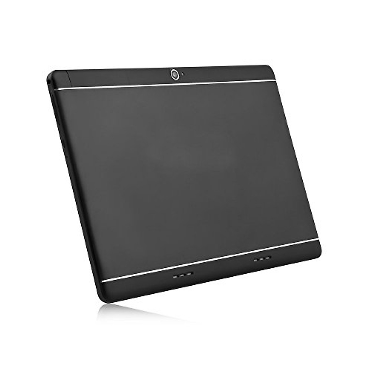 TenYiDe 10.1" Inch Android Tablet PC,3G Unlocked Phablet 4GB RAM 64GB Storage with Dual sim Card Slots and Cameras,Tablet PC with WiFi,Bluetooth,GPS(Metallic Silver) (Metallic Black)