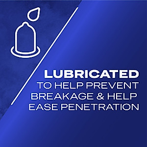 Durex Condom Prolong Natural Latex Condoms, 12 Count - Ultra Fine, ribbed and dotted with delay lubricant, Regular Fit