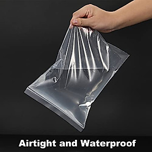 Foopama 200PCS 1" x 1" 4Mil Small Clear Zip Bags, Reclosable Mini Zip Plastic Baggies Heavy Duty Lock Poly Bag For Jewelry Pill Beads Coin Thick Zipper