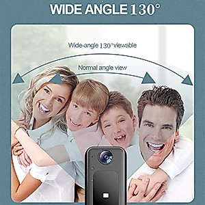 Ring Doorbell Camera Wireless with HD Video, 130° View, Electrical Equipment, Ring Video Doorbell with Night Vision,Two Way Audio,Home Security System, Rechargeable WiFi Doorbell