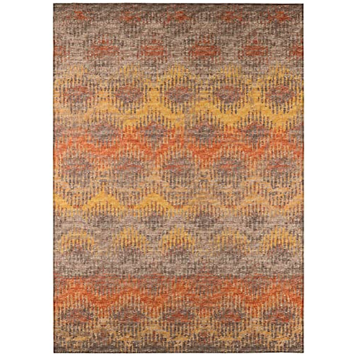Addison Bravado Abstract Chevron Canyon Power Loomed 9' x 12' Area Rug