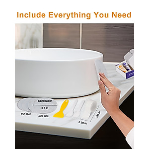 Tile Repair Kit,Bathtub Repair Kit (Multi Colors) for Porcelain and Ceramic Fixtures to Repair Chips Dents Nicks and Cracks