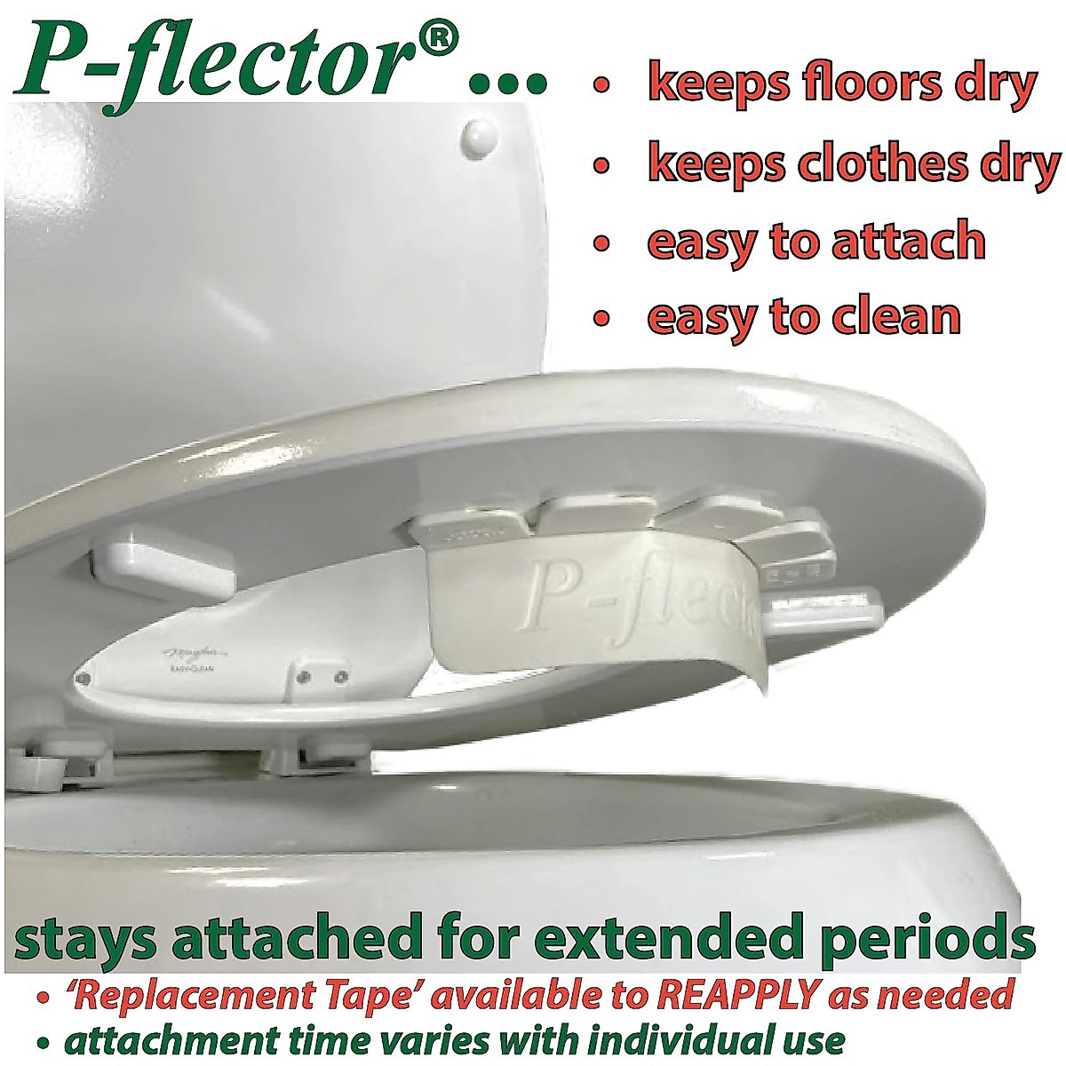 P-FLECTOR® Tape Strip 3-Pack – Replacement Tape Attachment tabs to Extend s Attachment time and usability