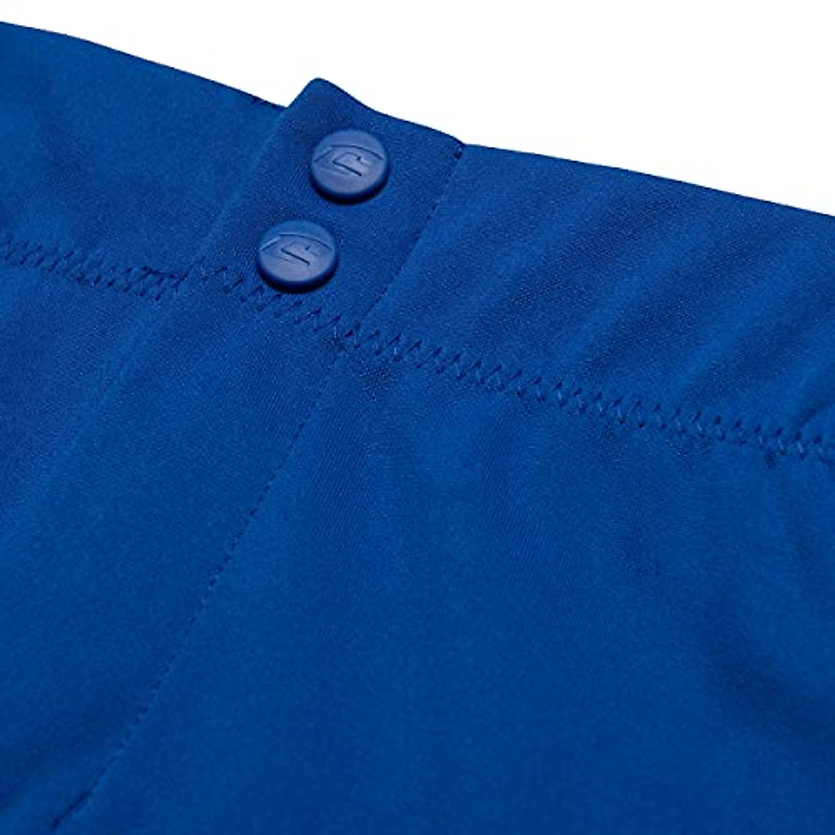 Champro Girls' Standard Fireball Low-Rise Knicker-Style Fastpitch Softball Pants in Solid Color with Reinforced Knees, Royal, Large