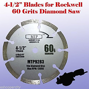 Pack of 4 Assorted Metal/wood 4-1/2" 4.5 inch Circular Saw Blade for Rockwell Compact Rk3441k , Worx WX429L RW9281 RW9282 Rw9283