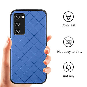 ELISORLI Compatible with Samsung Galaxy S20 FE Gaxaly S 20 FE 5G UW 6.5 inch Case Rugged Thin Cell Anti-Slip Fit Rubber TPU Mobile Phone Cover for Glaxay S20FE5G S20FE 20S Fan Edition 4G G5 Men Blue