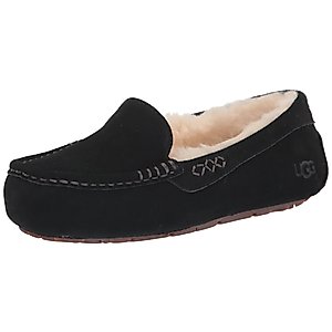 UGG Women's Ansley Slipper, Black, 09