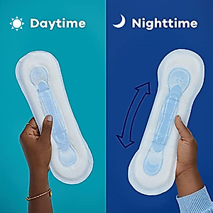 Always Maxi Feminine Pads For Women, Size 1 Regular Absorbency, Without Wings, Unscented, 48 Count