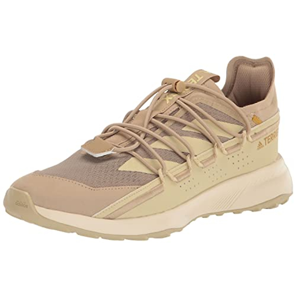 adidas Men's Terrex Voyager 21 Travel Hiking Shoe, Beige Tone/Sandy Beige/Victory Gold, 10.5