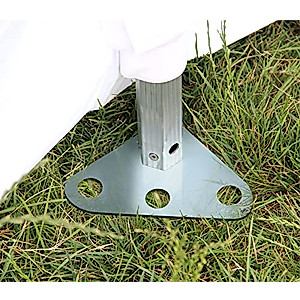 10-Foot by 20-Foot Speedy Tent | White | Quick Easy Up | 40 MM Thick Aluminum Frame | Water Resistant Tent Top | Instant Shelter for Weddings, Parties, and Events