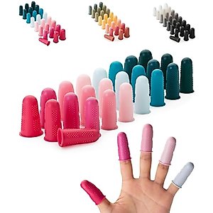 Mr. Pen- Hot Glue Gun Finger Protectors, 24 pcs, Silicone Finger Protectors, Rubber Fingers Tips, Rubber Finger Covers, Rubber Finger Tips Protector, Finger Gripper, Finger Grip, Finger Rubber Tips