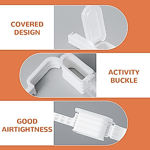 Food Bag Clips with Pour Spouts, Food Bag Sealing Clip with Pour Spout, Seal and Pour Bag Clip, Bag Pouring Clips, Bag Clip Pour Spout, Snack Clips That Pour Sealer Clips for Snack (2 PCS, Large)