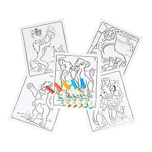 Crayola Lion King Pages & Markers Color Wonder Pad and Markers, Multicolor
