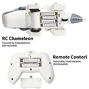 PWTAO Remote Control Chameleon Toy Realistic Animal Infrared RC Chameleon Fake Chameleon Toys Electric Toys Party Favors Party Supplies Halloween Pranks Joke for Kids Adults Gift