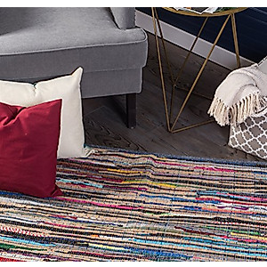 DII Chindi Home Collection Handwoven Multicolor Area Rag Rug, 20x31.5