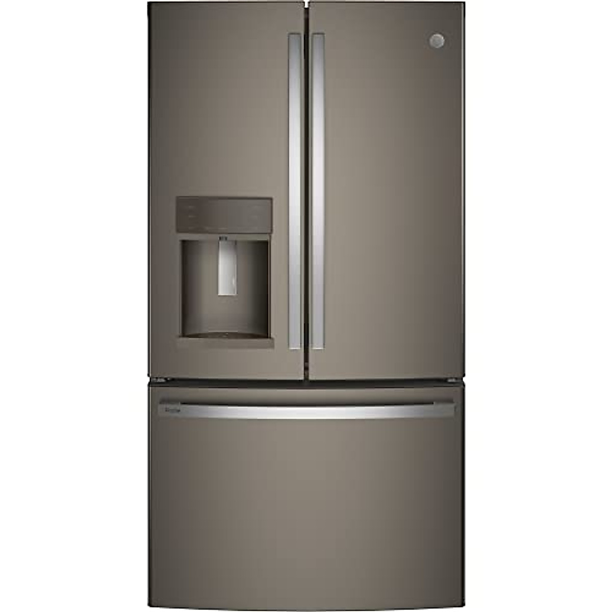 GE Profile PYE22KMKES 36" Energy Star Qualified Counter-Depth French-door Refrigerator with 22.2 Cu. Ft. Capacity Hands-free Autofill dispenser and Quick Space shelf in Slate