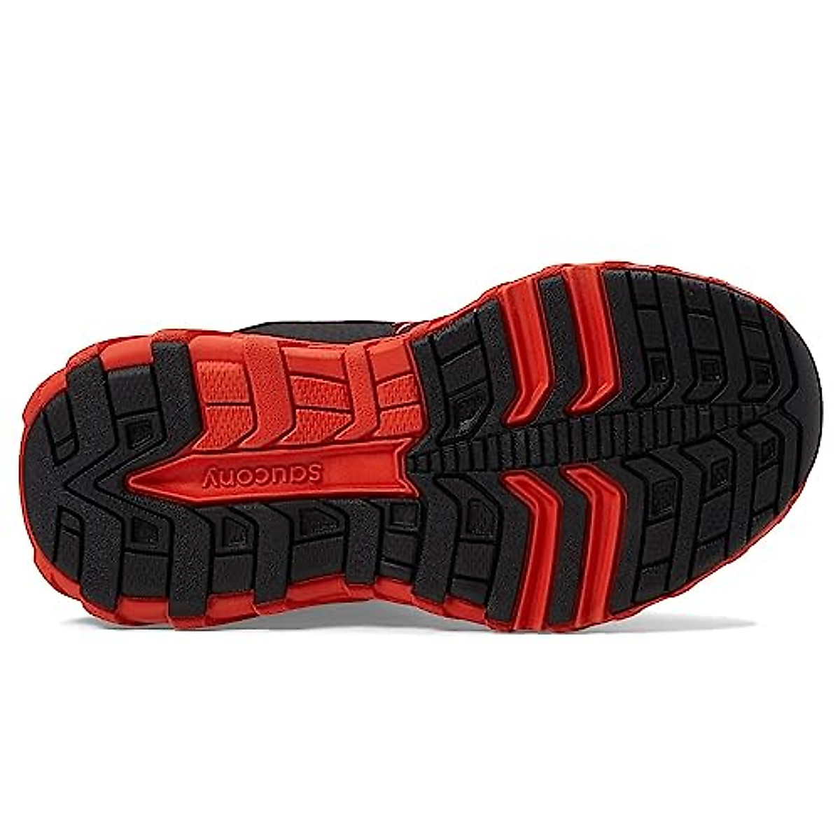 Saucony Wind Alternative Closure Sneaker, NEON/Black/RED, 2 US Unisex Big Kid