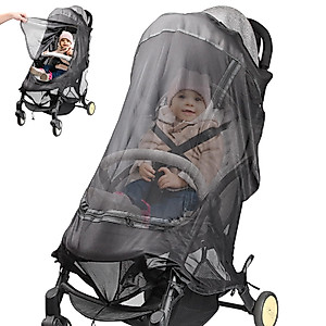 Stroller Sun Shade (Universal) - UV Protection - Breathable - Sun Protection for Strollers - Large Stroller Shade (Transparent) - Accessories for Strollers
