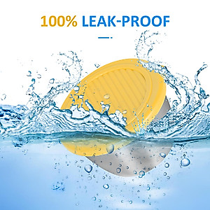 ZORGONS [6 Pack 1.7 oz Salad Dressing Container To Go - Small Condiment Containers with Lids, Reusable Stainless Steel Sauce Cups - Leakproof Silicone Lids for Lunch Bento Box, Picnic and Travel.